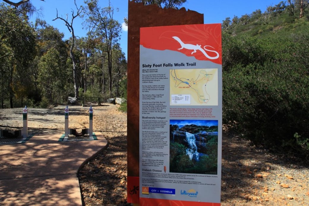 Sixty Foot Falls, Ellis Brook Valley, Gosnells - Trails WA - Trails WA
